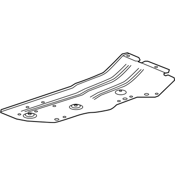 39026300 - Genuine GM Deflector, Front Compartment Air