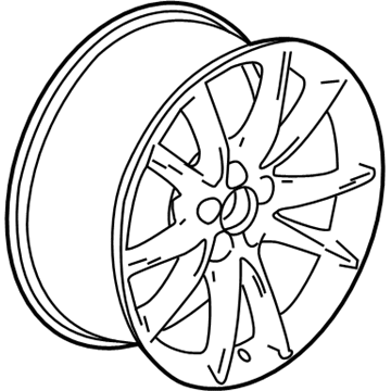 22894669 - Genuine GM Wheel Rim,Front & Rear