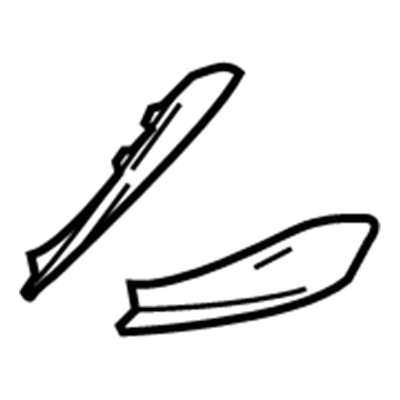 22908771 - Genuine GM Wheel Spoke Trim Insert Kit