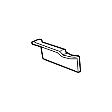 84448338 - Genuine GM Deflector Assembly, Front Tire Frt Air