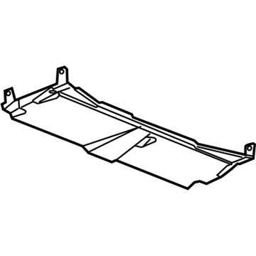 22822886 - Genuine GM Deflector Assembly, Underbody Air