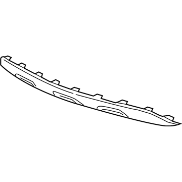 42536907 - Genuine GM Plate, Front Bumper Fascia Skid
