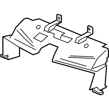 42596089 - Genuine GM Baffle, Radiator Air Upper