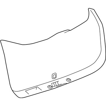 84551905 - Genuine GM Panel Assembly, L/Gate Lwr Tr Fin *Black