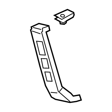 84499299 - Genuine GM Reinforcement Assembly, Rear Bpr Fascia