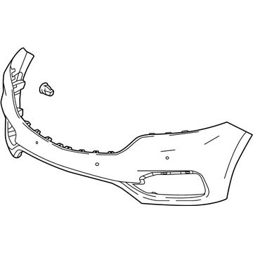 84462569 - Genuine GM Front Bumper Cover *Serv Primer