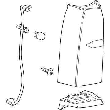 84536243 - Genuine GM Lamp Assembly, Rear Body Structure Stop