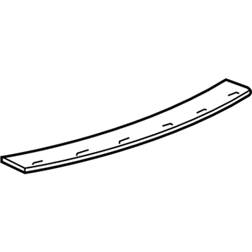 25798787 - Genuine GM Pad, Rear Bumper Fascia Bumper Guard