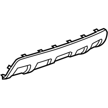 23477051 - Genuine GM Molding, Rear Bumper Fascia Lower