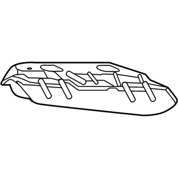 23179332 - Genuine GM Bracket, Rear Bumper Fascia Upper