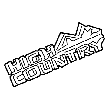 Nameplates - 2021 Chevrolet Silverado 1500 4WD