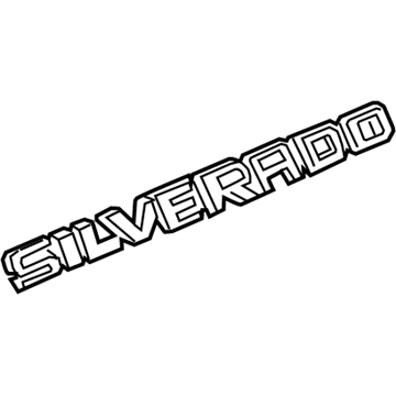 23400375 - Genuine GM Plate Assembly, Front S/D Veh Na *Chrome M