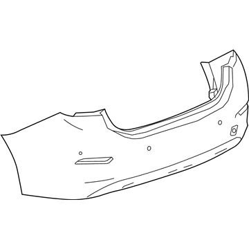 42646244 - Genuine GM Rear Bumper, Cover *Serv Primer