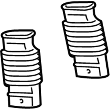 23419656 - Genuine GM Adapter, Floor Rear Air Outlet Duct