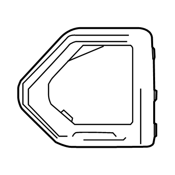 84176753 - Genuine GM Insert, Front Fog Lp Bzl *Ex Brt Chrom