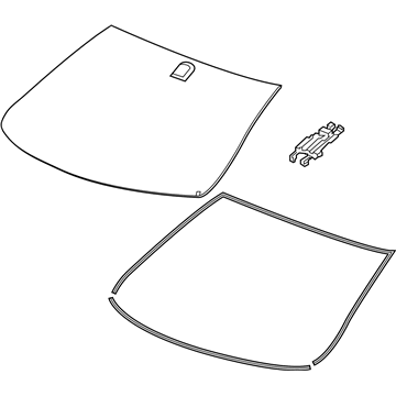 84184889 - Genuine GM Windshield Asm