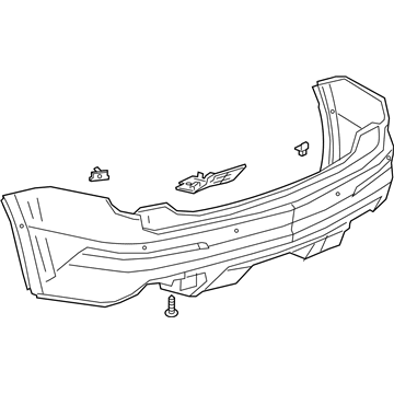 GMC Acadia Bumper - Guaranteed Genuine GMC Parts