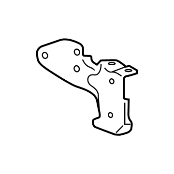 84482385 - Genuine GM Bracket, Rear Bpr Imp Bar