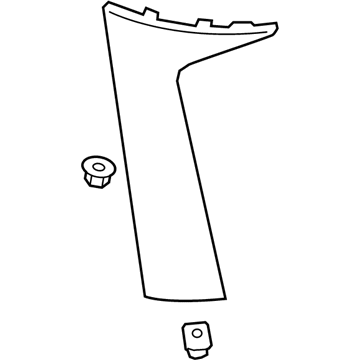 84352975 - Genuine GM Applique, Lift Gate Side Aero *Black