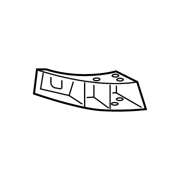 22890965 - Genuine GM Support, Rear Bumper Fascia