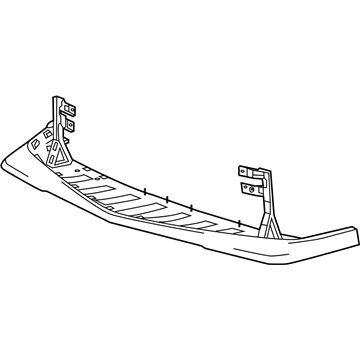 23104737 - Genuine GM Spoiler Assembly, Front End *Black