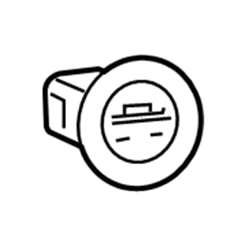 84510070 - Genuine GM Switch Assembly, On/Off Veh *Black Carbon