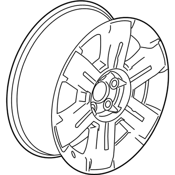 84075821 - Genuine GM Wheel Rim, Front & Rear