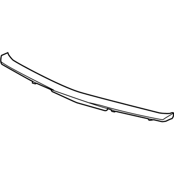 84219090 - Genuine GM Molding, Front Bpr Fascia Upr