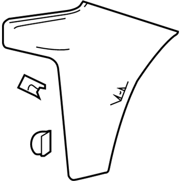 84934130 - Genuine GM Filler Assembly, Front Bpr Otr *Serv Primer