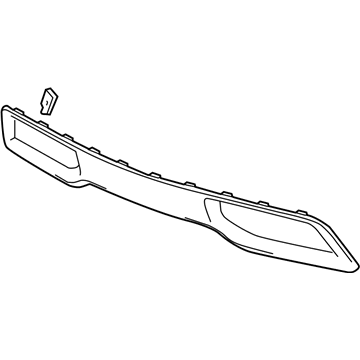 84176756 - Genuine GM Plate, Front Bpr Fascia Skid