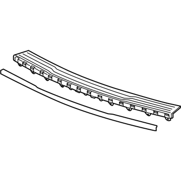 84277155 - Genuine GM Pad, Rear Bumper Fascia Step