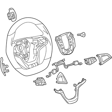 92287734 - Genuine GM Wheel Assembly, Steering *Silver V