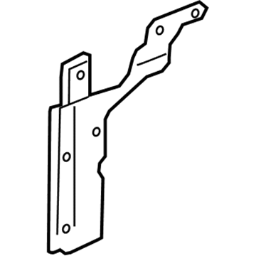 84175574 - Genuine GM Shield, Front Compartment Splash