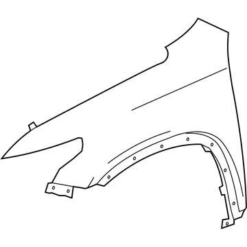 84679031 - Genuine GM Fender Assembly, Front