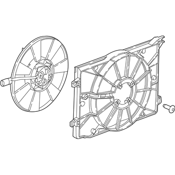 42465910 - Genuine GM Fan Assembly, Engine Cooler