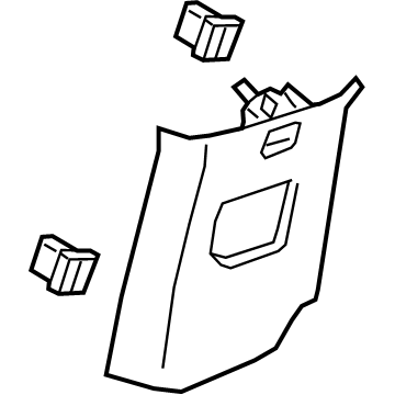 84891470 - Genuine GM Molding Assembly, Body Si R/Wdo Garn *Black