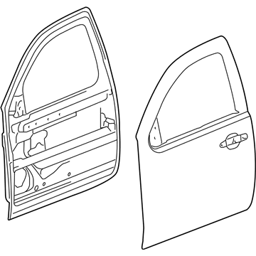 84208315 - Genuine GM Door Assembly, Front Side