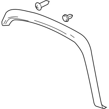 84367185 - Genuine GM Molding Assembly, Front Wheel Opening