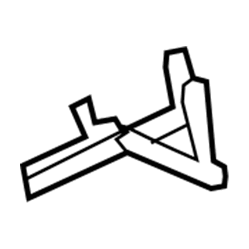 84237014 - Genuine GM Cover, Folding Top Rear Side Rail Link Trim