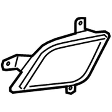 25961815 - Genuine GM Reflector,Rear Bumper Fascia