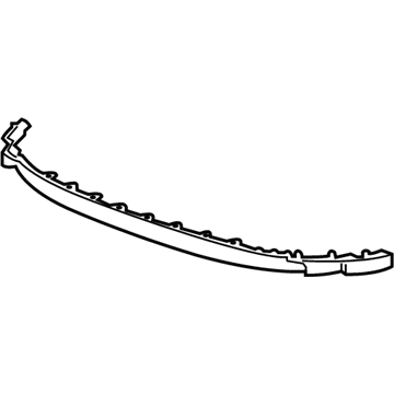 42437931 - Genuine GM Deflector, Front Bumper Fascia Air