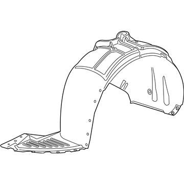 Cadillac XTS Fender Splash Shield