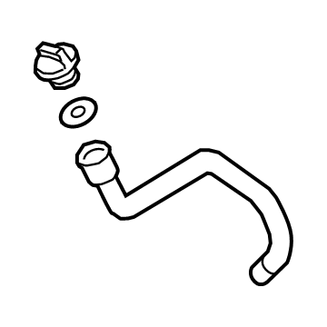 12700610 - Genuine GM Tube Assembly, Oil Fil