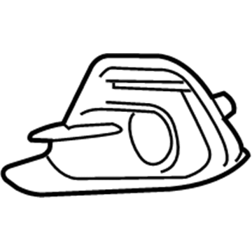 95238942 - Genuine GM Bezel, Front Fog Lamp