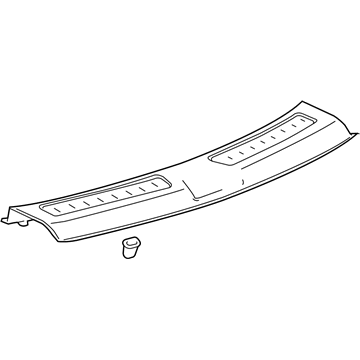 84272478 - Genuine GM Panel Assembly, Rear End Trim Finish *Black