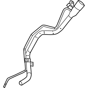 84496050 - Genuine GM Pipe Assembly, F/Tnk Fil (W/ Fil Hose)