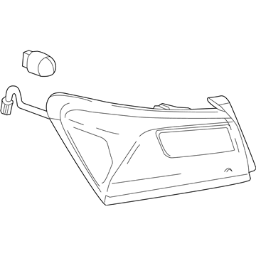 84595944 - Genuine GM Lamp Assembly, Rear Body Structure Stop