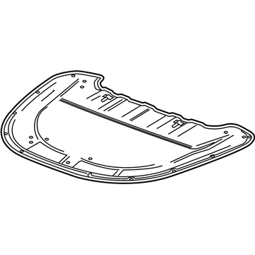 23324768 - Genuine GM Deflector, Hood Air