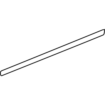 22775456 - Genuine GM Molding Assembly, Rear Side Door *Chrome M