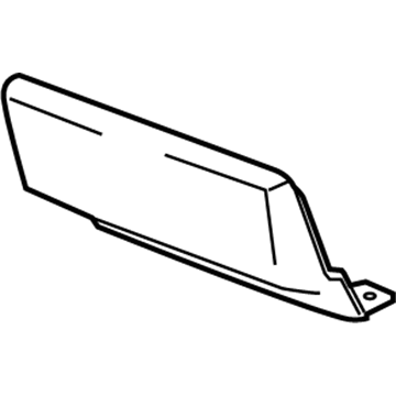 84410295 - Genuine GM Cover, Rear Bpr Fascia Trlr Hitch Acc Hole